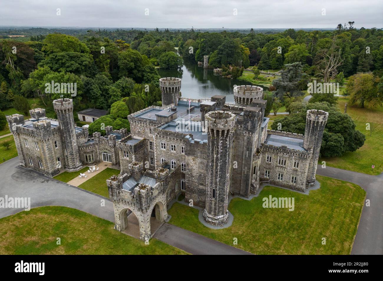 Johnstown castle aerial hi-res stock photography and images - Alamy