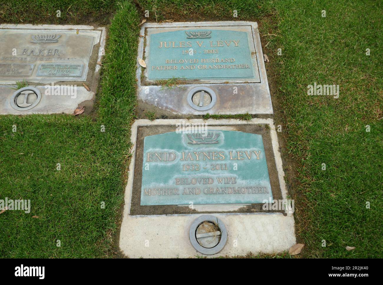 Los Angeles, California, USA 18th May 2023 Film and Television Producer Jules Victor Levy Grave ...