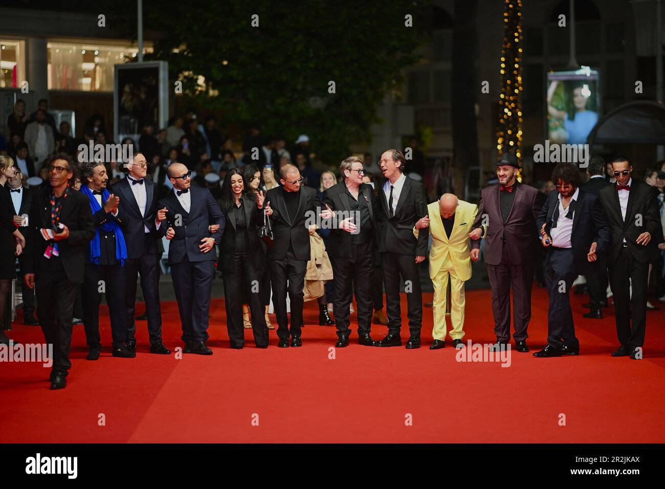 Cannes, France. 19th May, 2023. Reda Kateb, Benoît Magimel, Director ...