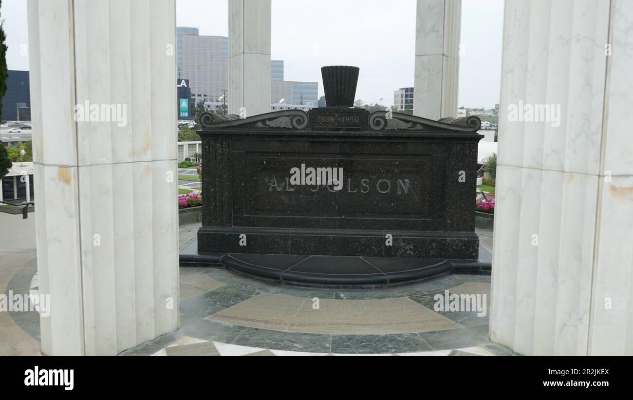 Los Angeles, California, USA 18th May 2023 Singer/actor Al Jolson Grave ...