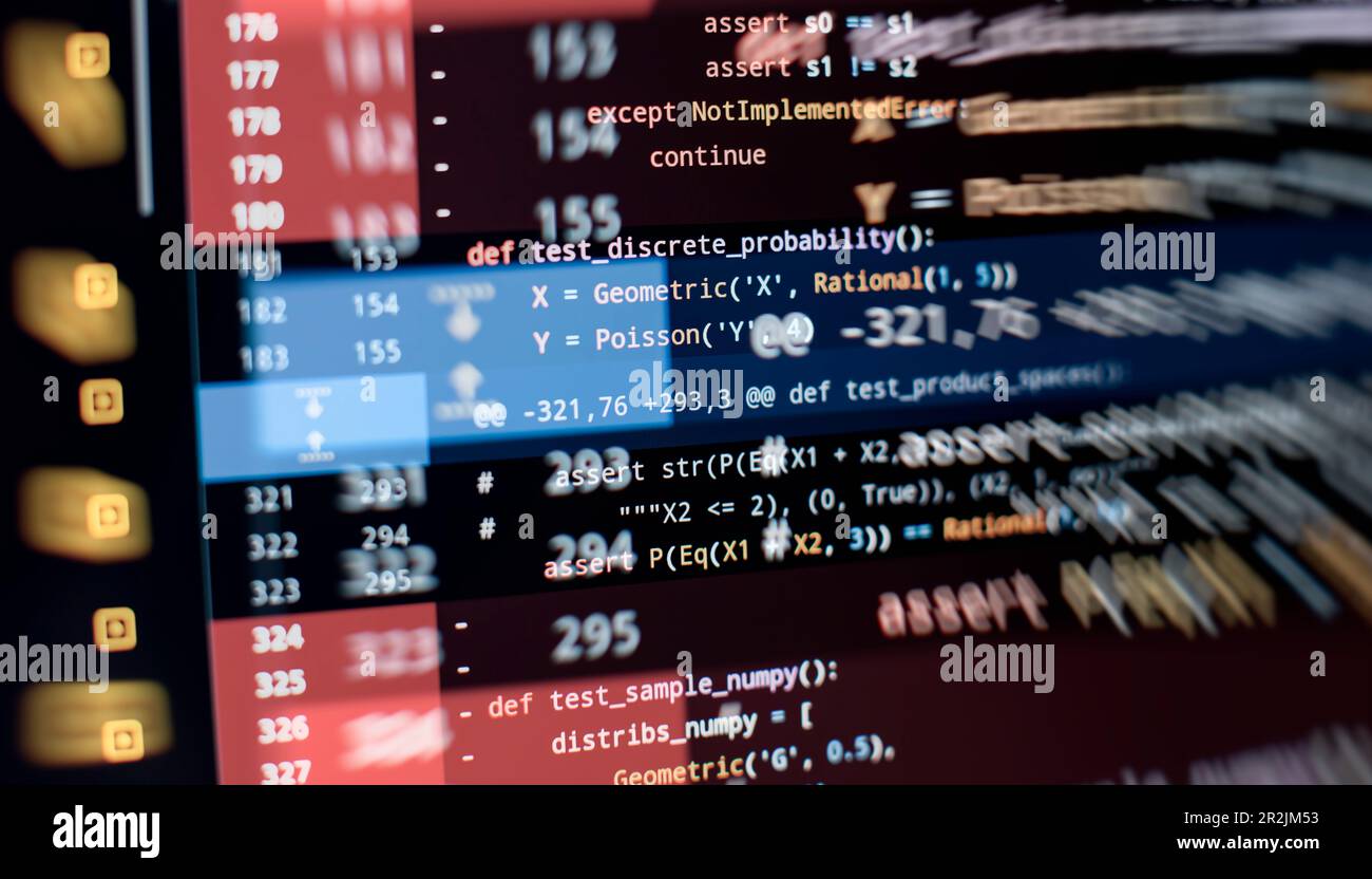 Python code computer screen. Mobile application design Stock Photo - Alamy