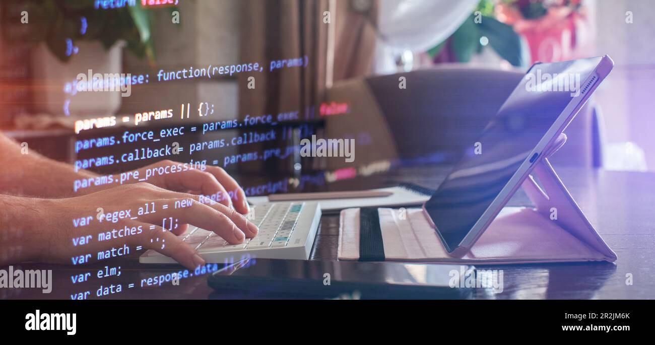 hatbot artificial coding coding background Digital software Stock Photo ...