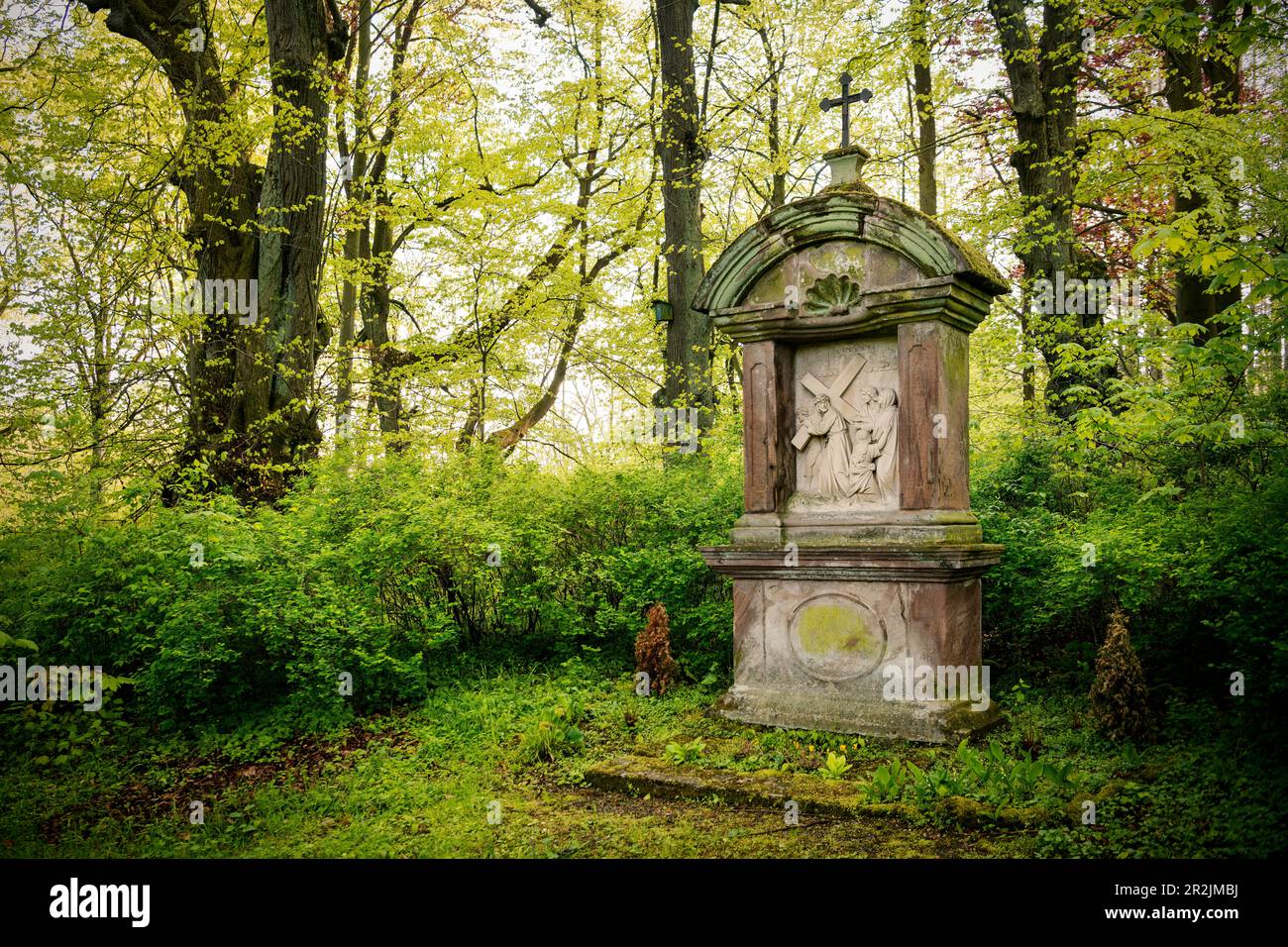 Stations of the Cross near Dingelstädt (small town) in the district of ...