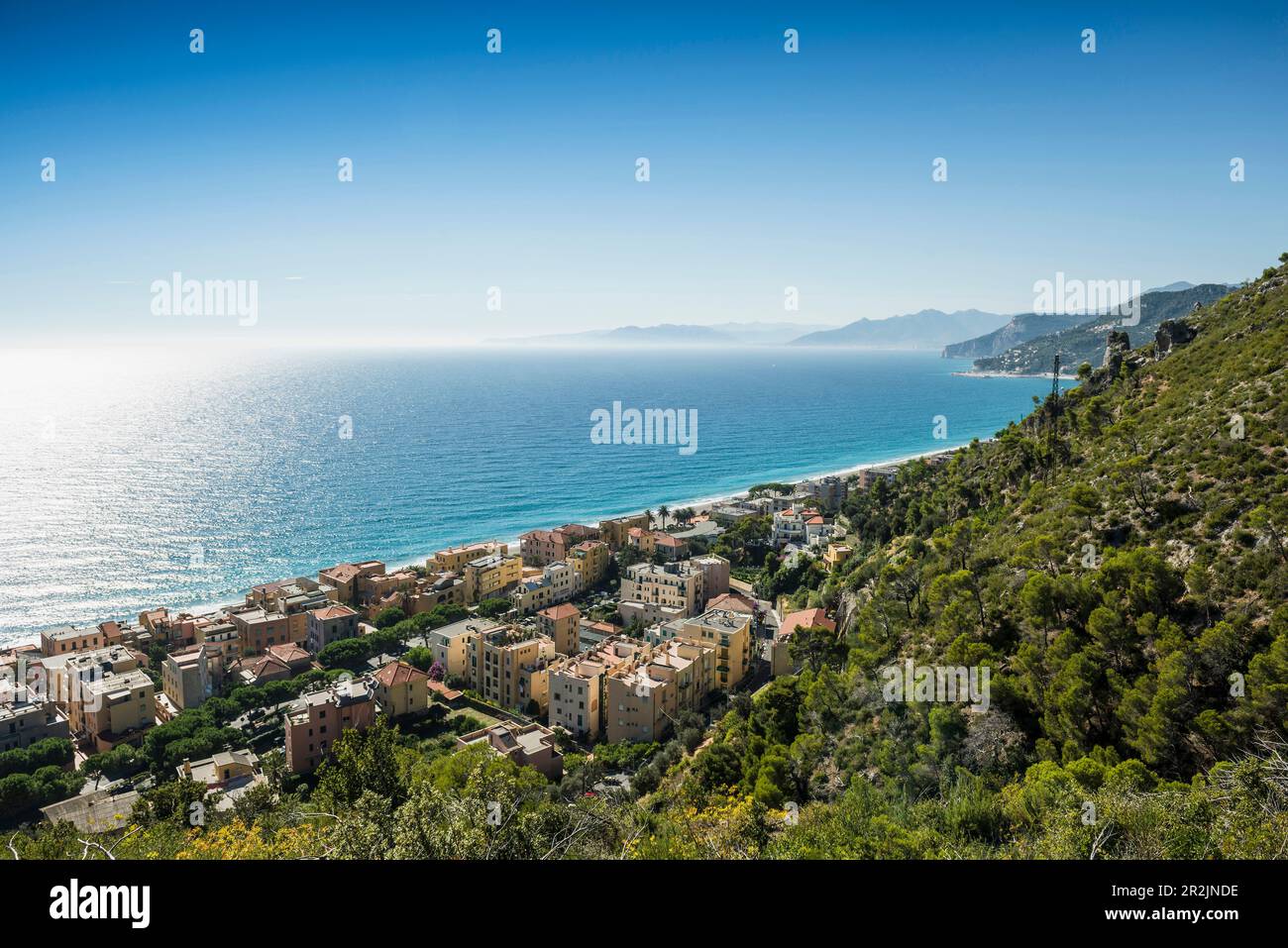 Seaside village, Varigotti, Finale Ligure, Riviera di Ponente, Liguria ...