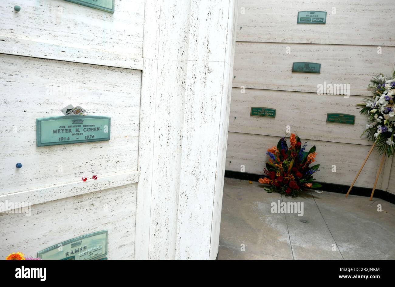 Los Angeles, California, USA 18th May 2023 Gangster Mickey Cohen Grave ...