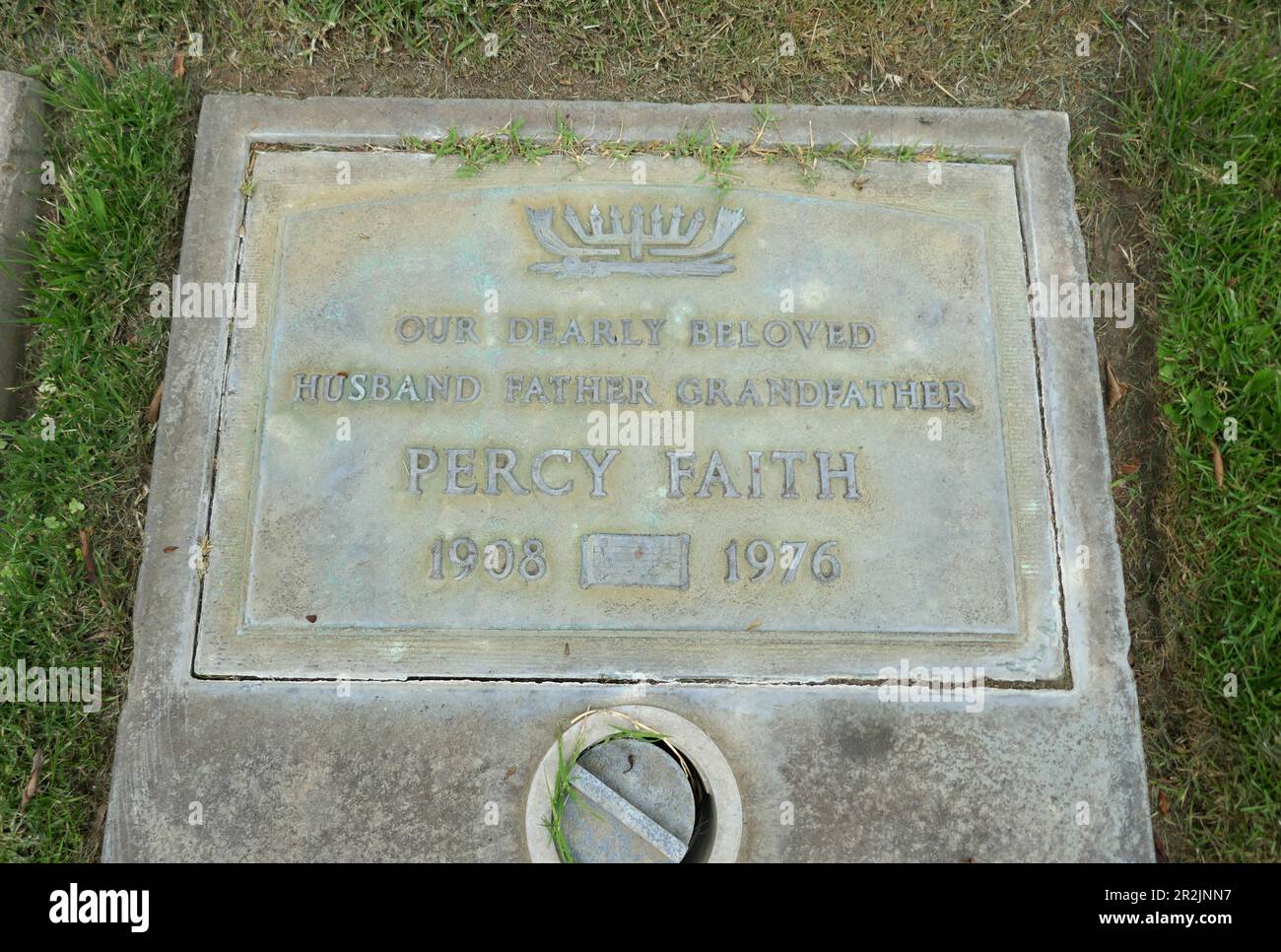 Los Angeles, California, USA 18th May 2023 Musician Percy Faith Grave ...