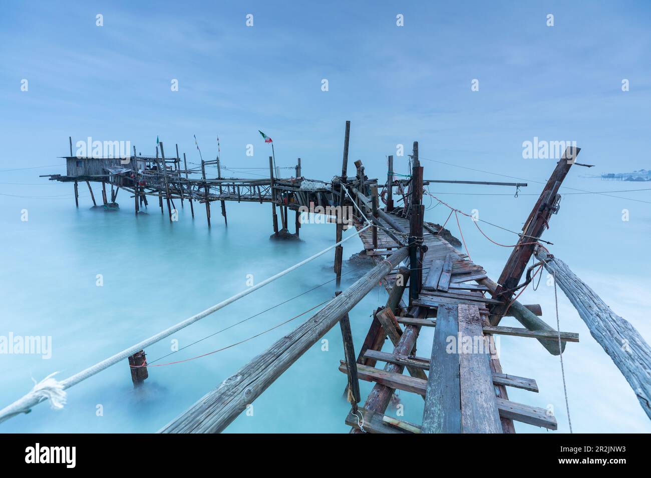 The Costa dei Trabocchi at Marina di San Vito, Trabocco, Chieti ...