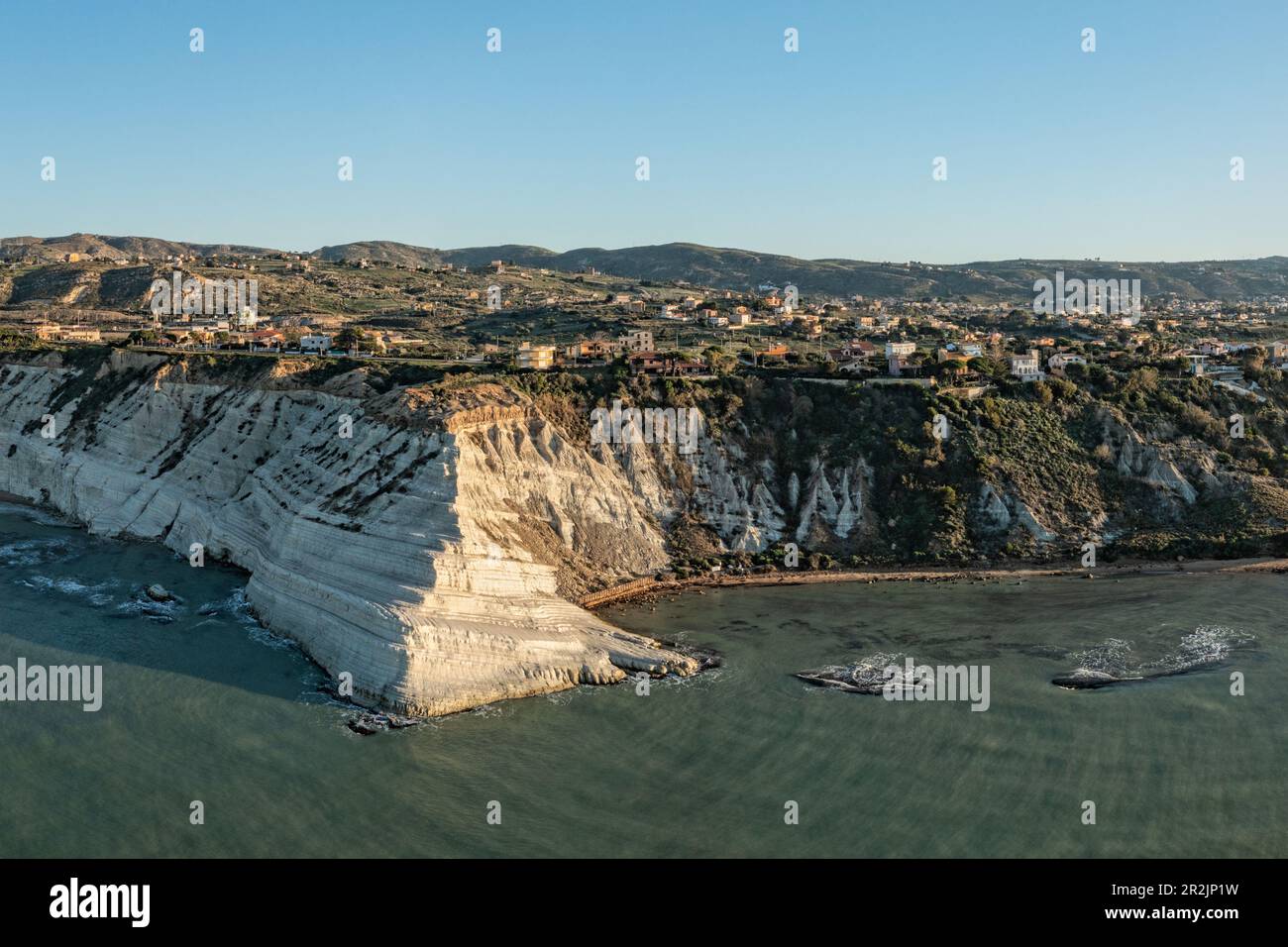 The white beach of Scala dei Turchi, Realmonte, Agrigento, Sicily ...