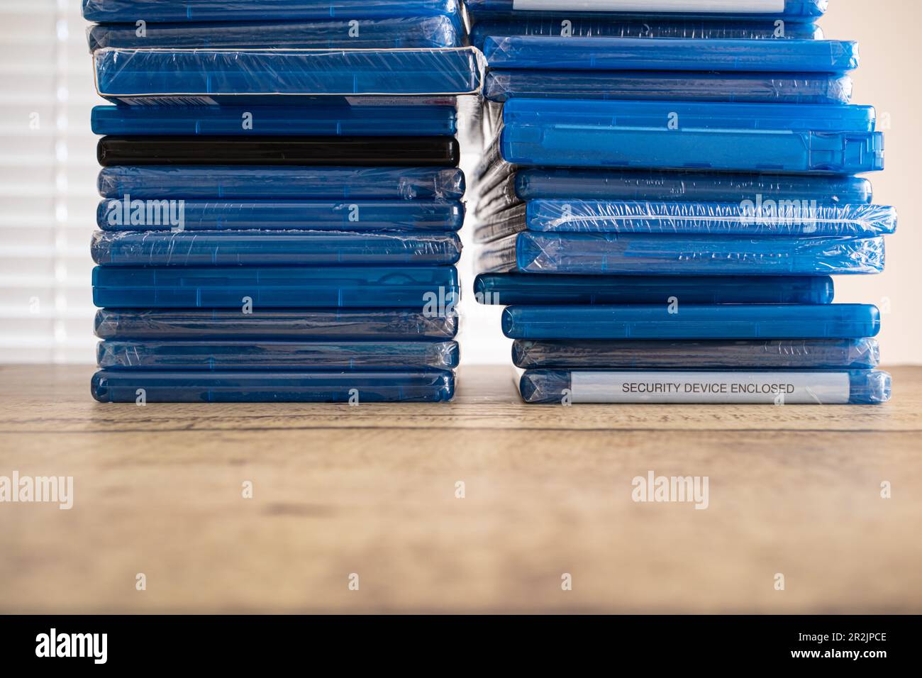 Stack of Blu ray movies for home theatre Stock Photo - Alamy