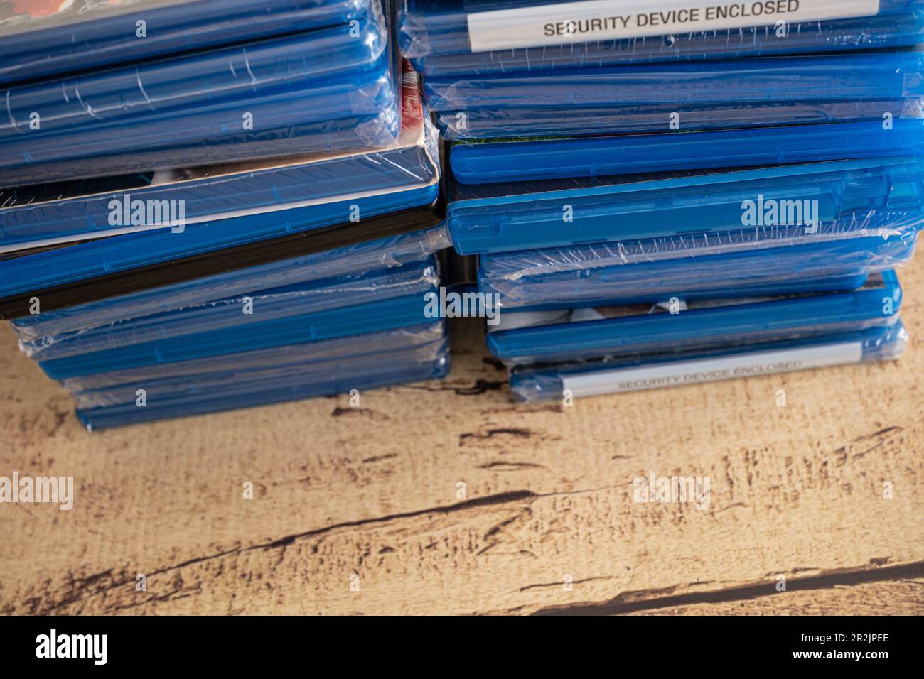 Stack of Blu ray movies for home theatre Stock Photo - Alamy
