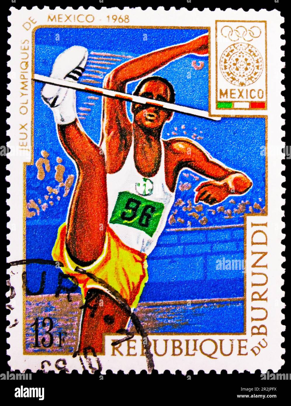MOSCOW, RUSSIA - MAY 18, 2023: Postage stamp printed in Burundi shows ...