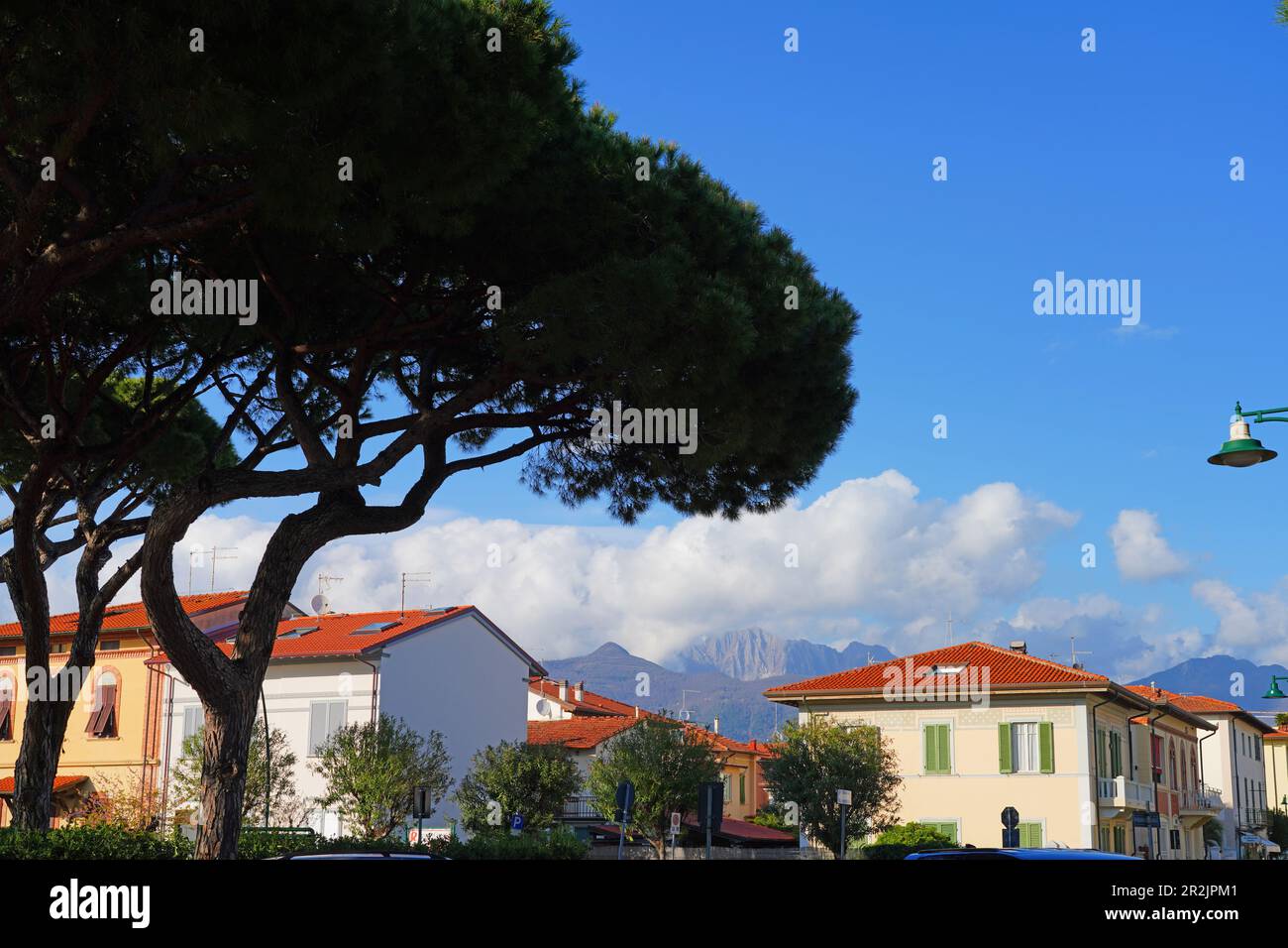 FORTE DEI MARMI, ITALY -13 APR 2023- View of Forte dei Marmi, a seaside ...