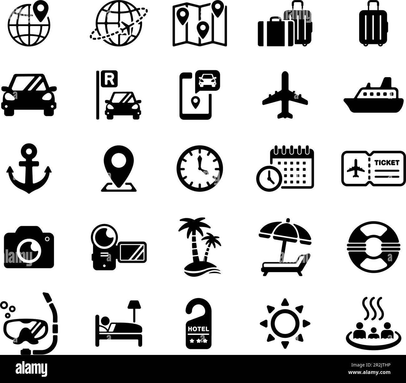 Travel Icon Set Vector Illustration Stock Vector Image And Art Alamy