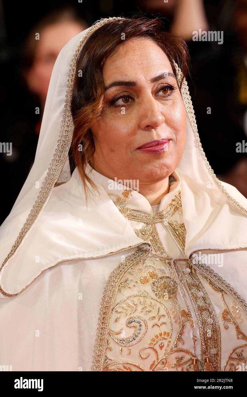 Cannes, Frankreich. 19th May, 2023. Olfa Hamrouni bei der Premiere des Kinofilms 'Les filles d ...