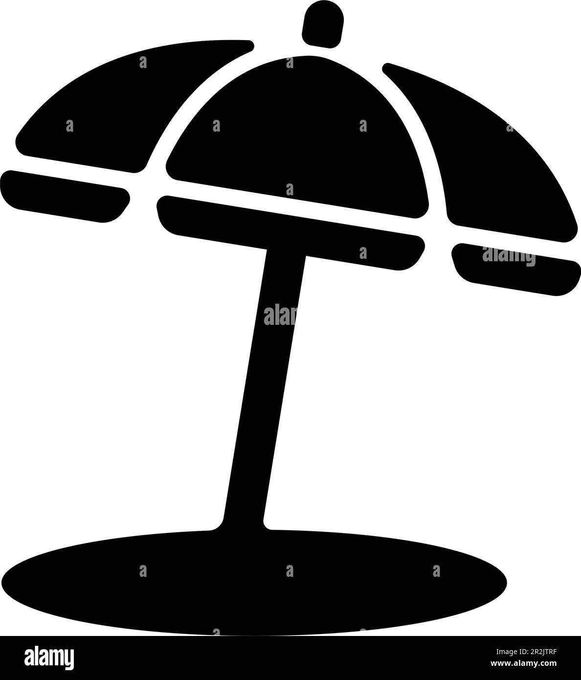 Parasol vector vectors Cut Out Stock Images & Pictures - Alamy