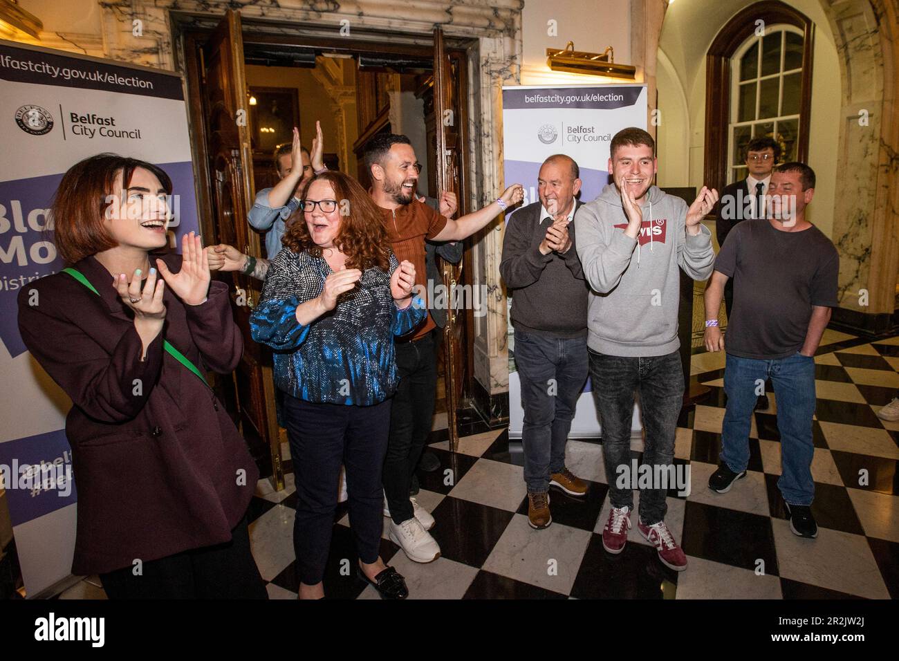 (left to right) Rois-Maire Donnelly, Aine McCabe, Michael Donnelly ...