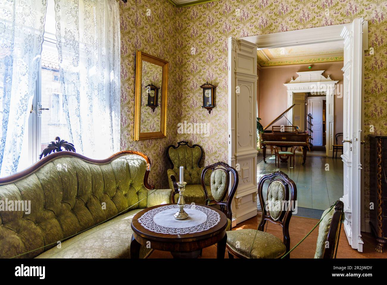 Marela House, museum of an old merchant family in Rauma, West Coast ...