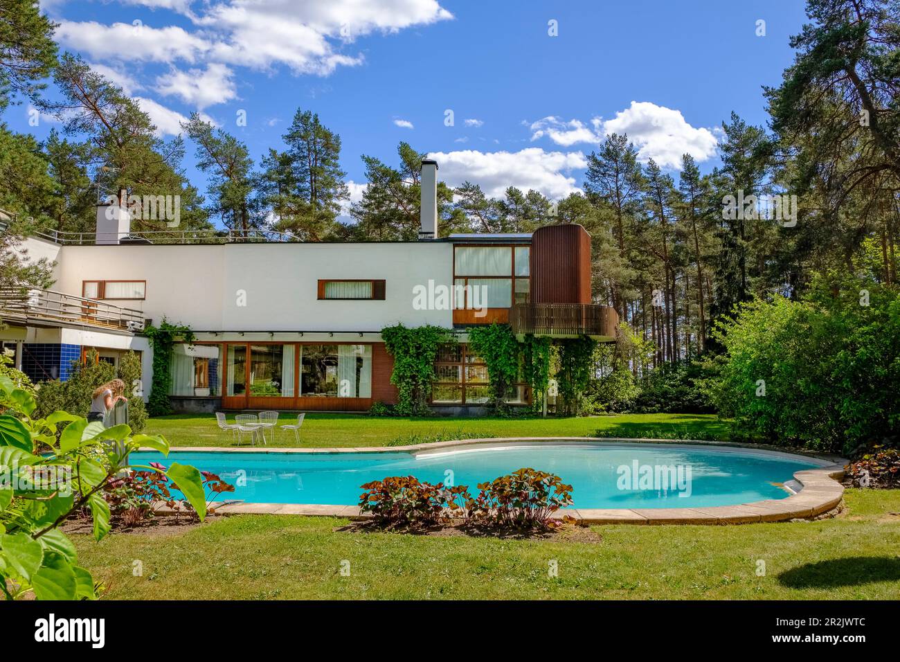 Villa Mairea by Alvar Aalto in Noormarkku, Finland Stock Photo - Alamy