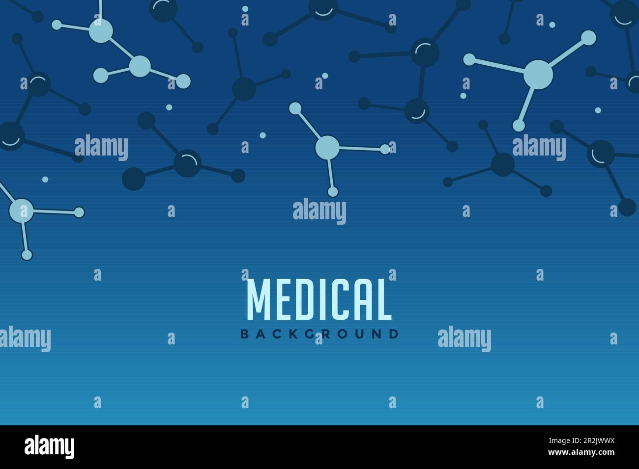 blue medical background molecules arranged from above Stock Vector ...