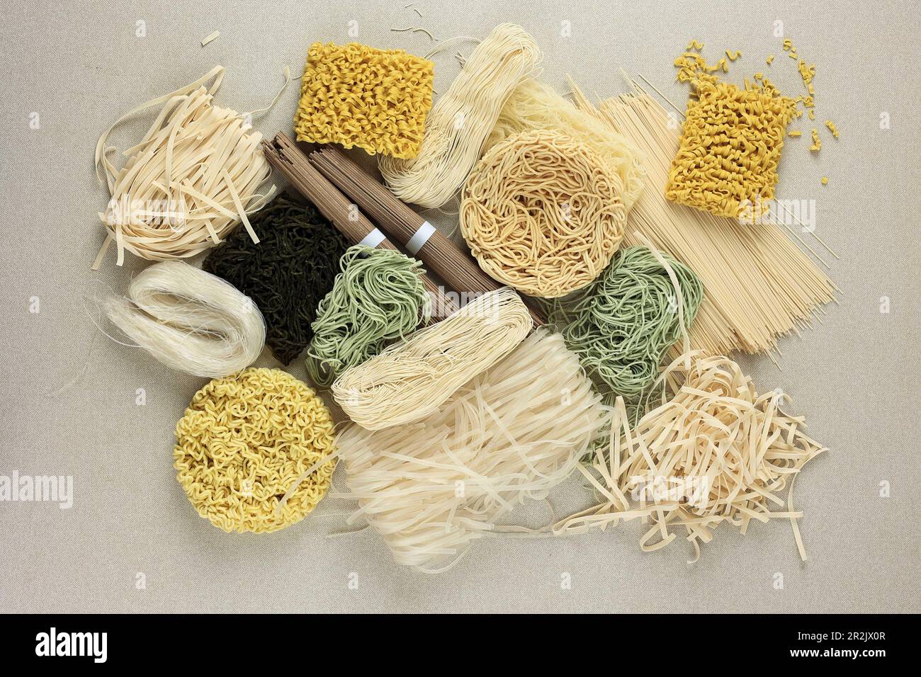 Various Type Raw Asian Noodle, Soba, Ramen, Ramyeon, Misua, Char Kway ...