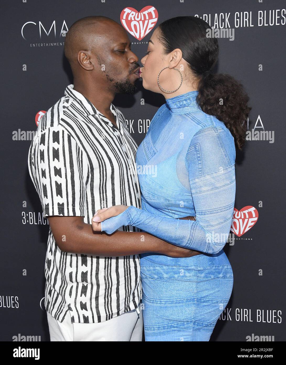 Los Angeles, USA. 19th May, 2023. (L-R) Malcolm Barrett and Cynthia Kaye McWilliams at the 3 ...