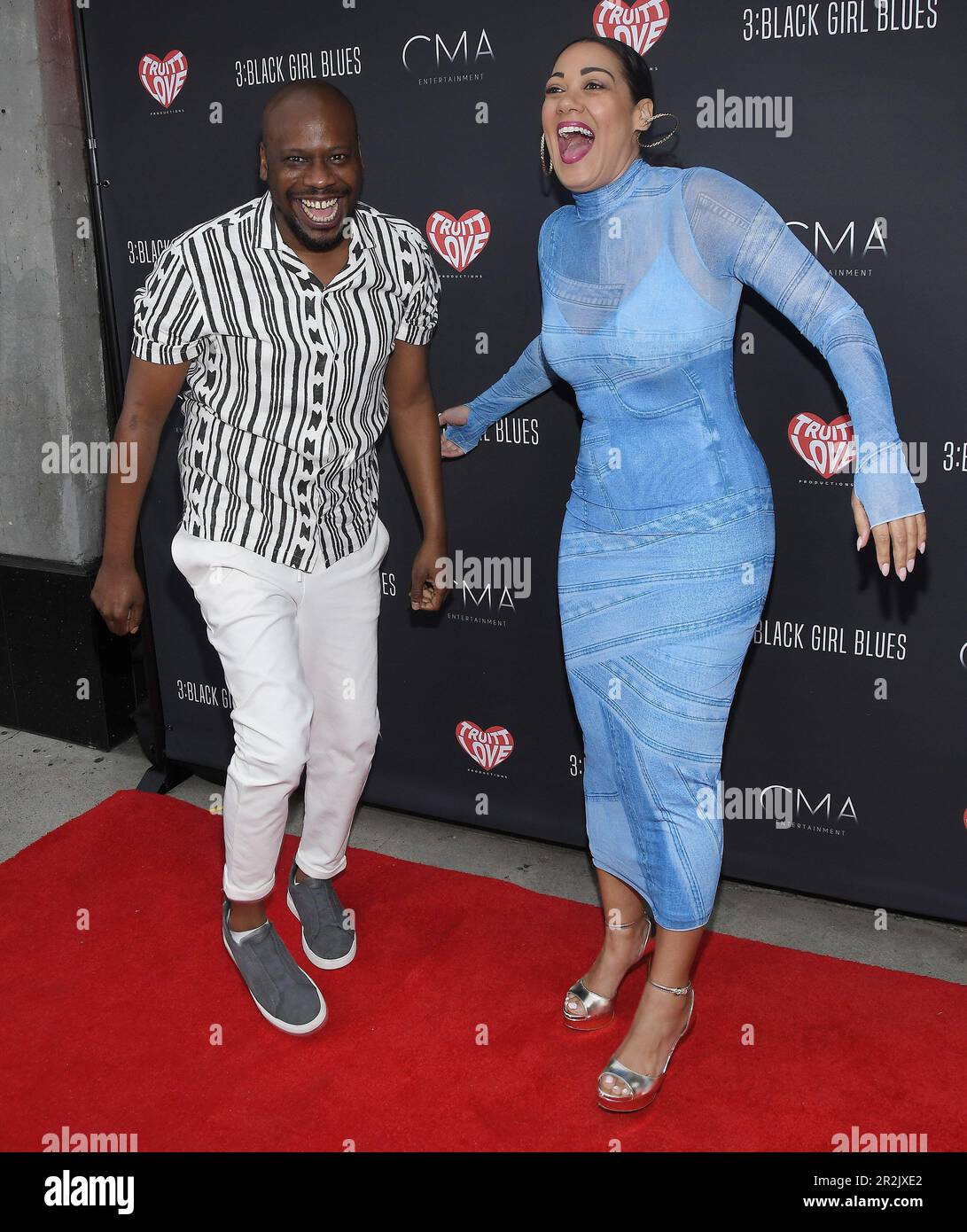 Los Angeles, USA. 19th May, 2023. (L-R) Malcolm Barrett and Cynthia ...
