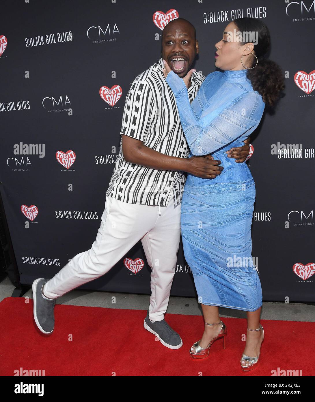 Los Angeles, USA. 19th May, 2023. (L-R) Malcolm Barrett and Cynthia ...