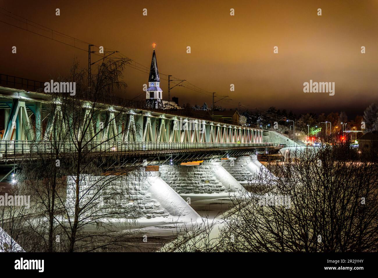 On the Kemijoki river in Roviemi, Finland Stock Photo - Alamy