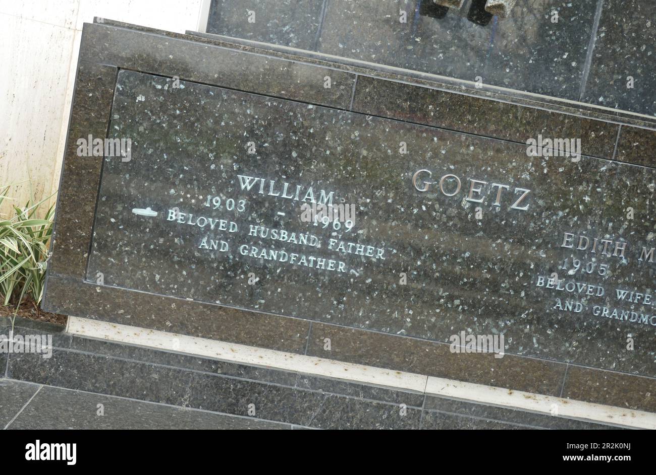 Los Angeles, California, USA 18th May 2023 Producer Studio Executive William Goetz Grave ...
