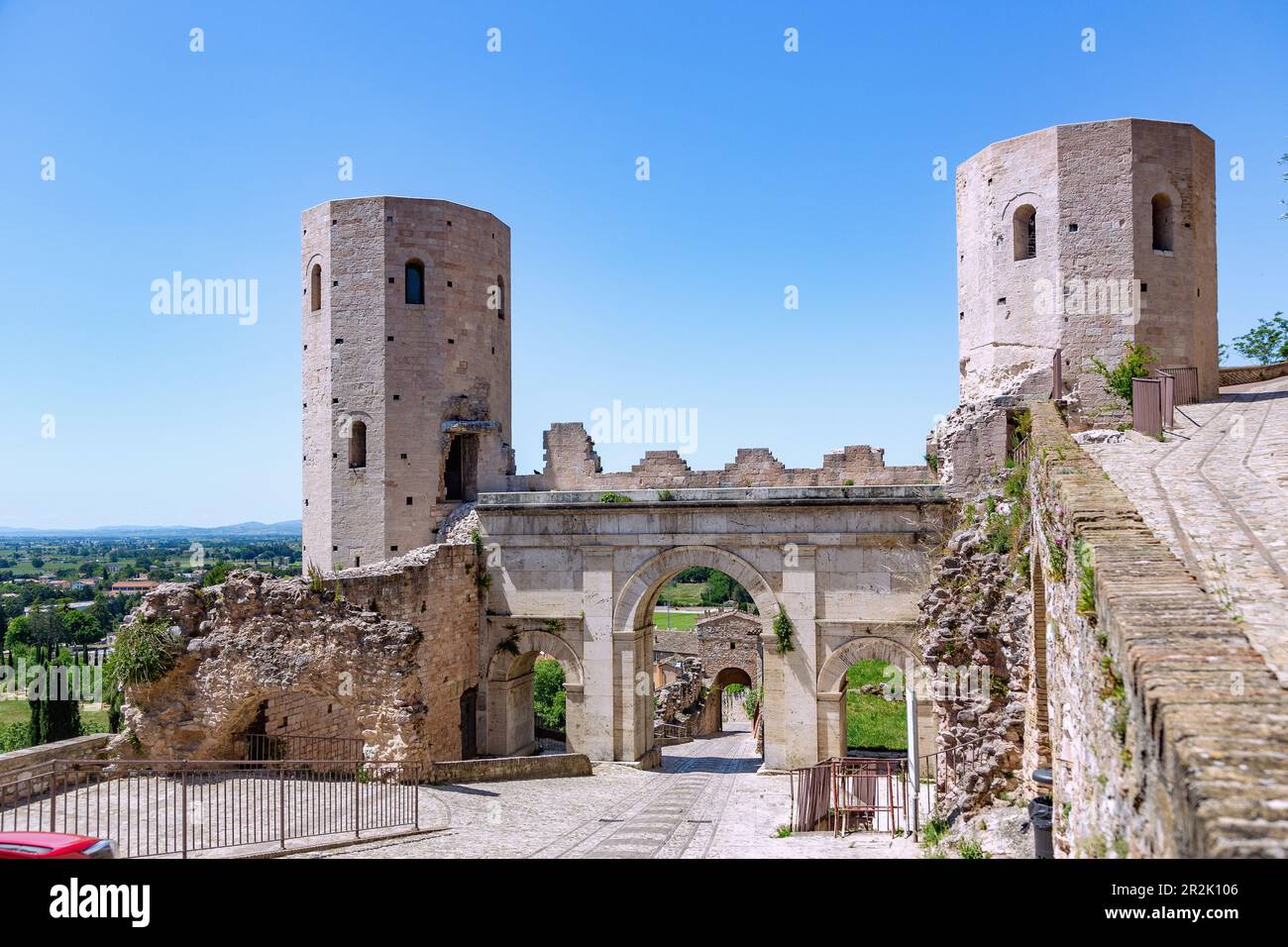 Spello; Porta Venere Stock Photo - Alamy