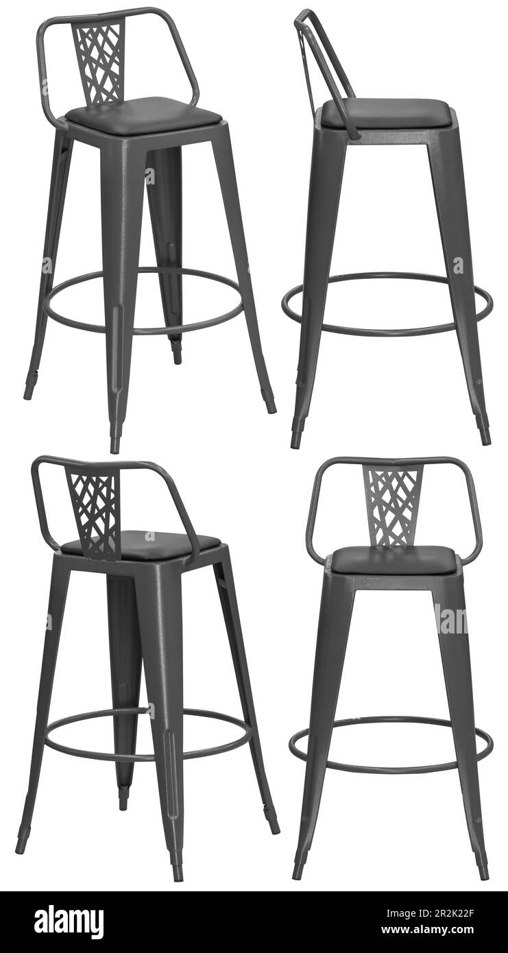 Bar stool. Interior element. Isolated from the background. From ...