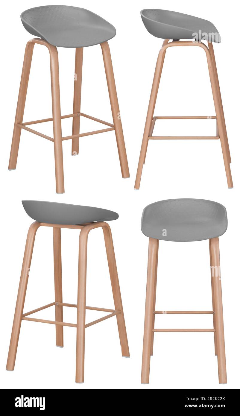 Bar stool. Interior element. Isolated from the background. From ...