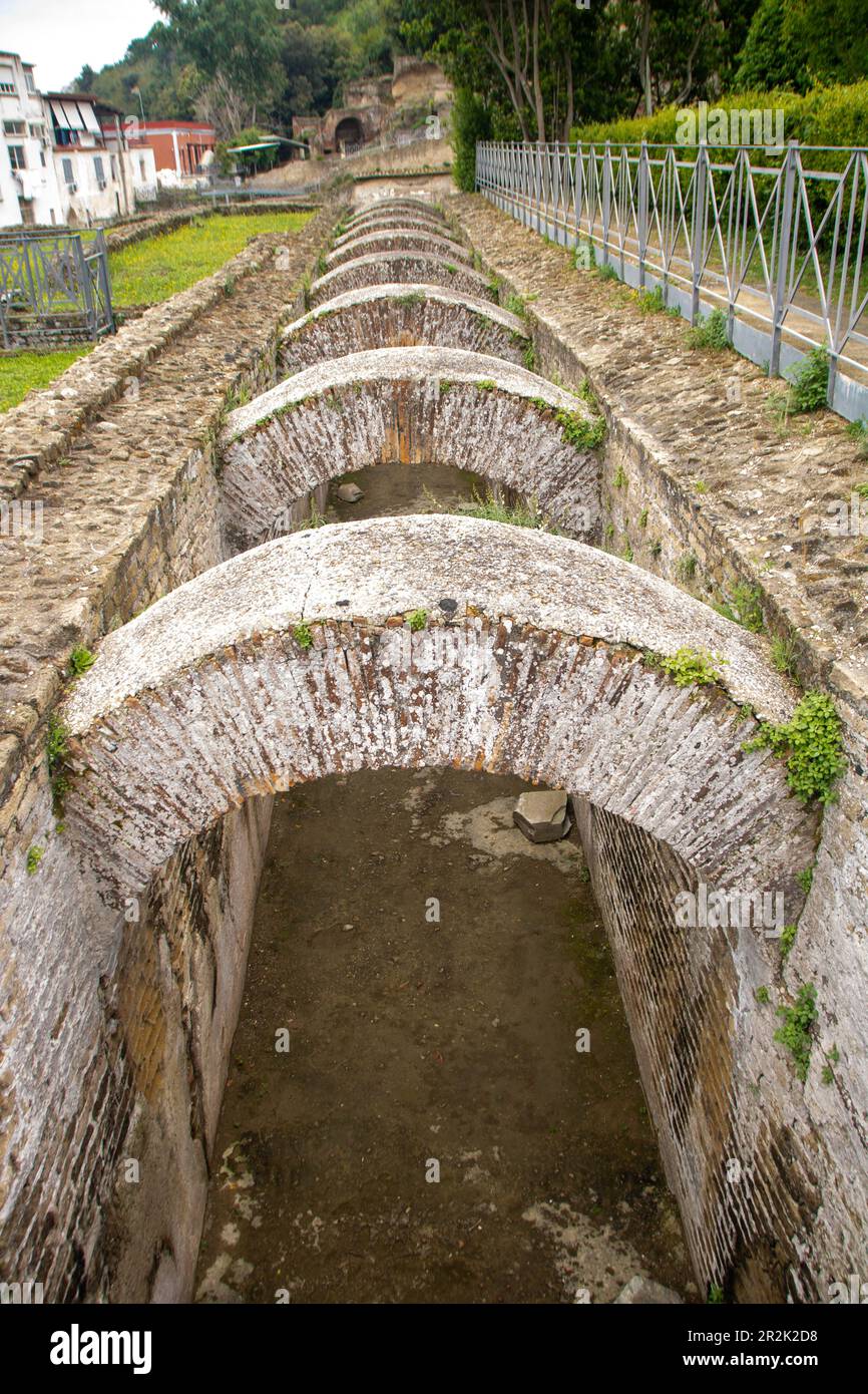 Baths of Baia archaeological park, Baia, Campania, Naples, Italy Stock ...