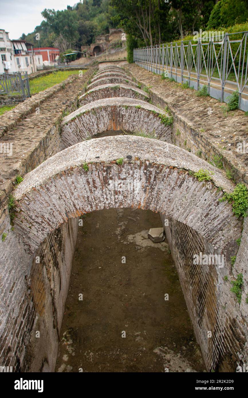 Baths of Baia archaeological park, Baia, Campania, Naples, Italy Stock ...