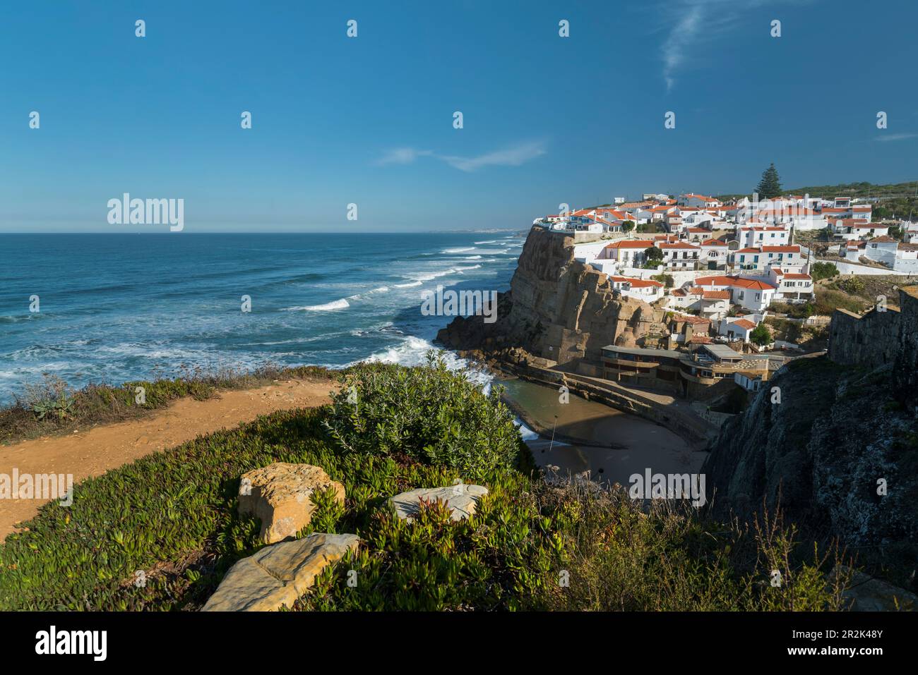 Seaside town of Azenhas do Mar, Portugal Stock Photo - Alamy