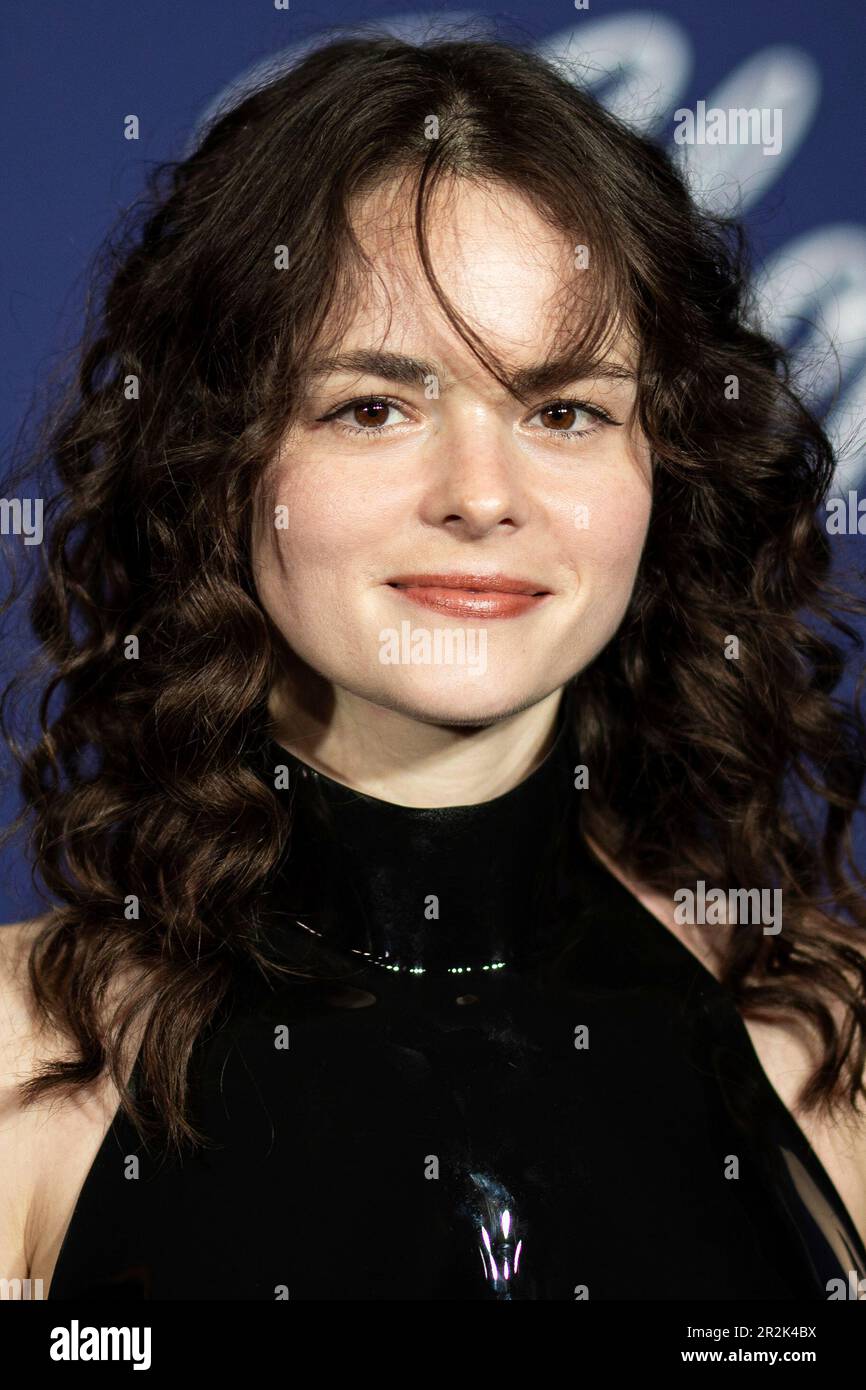 Micaela Wittman poses for photographers upon arrival at the Chopard ...