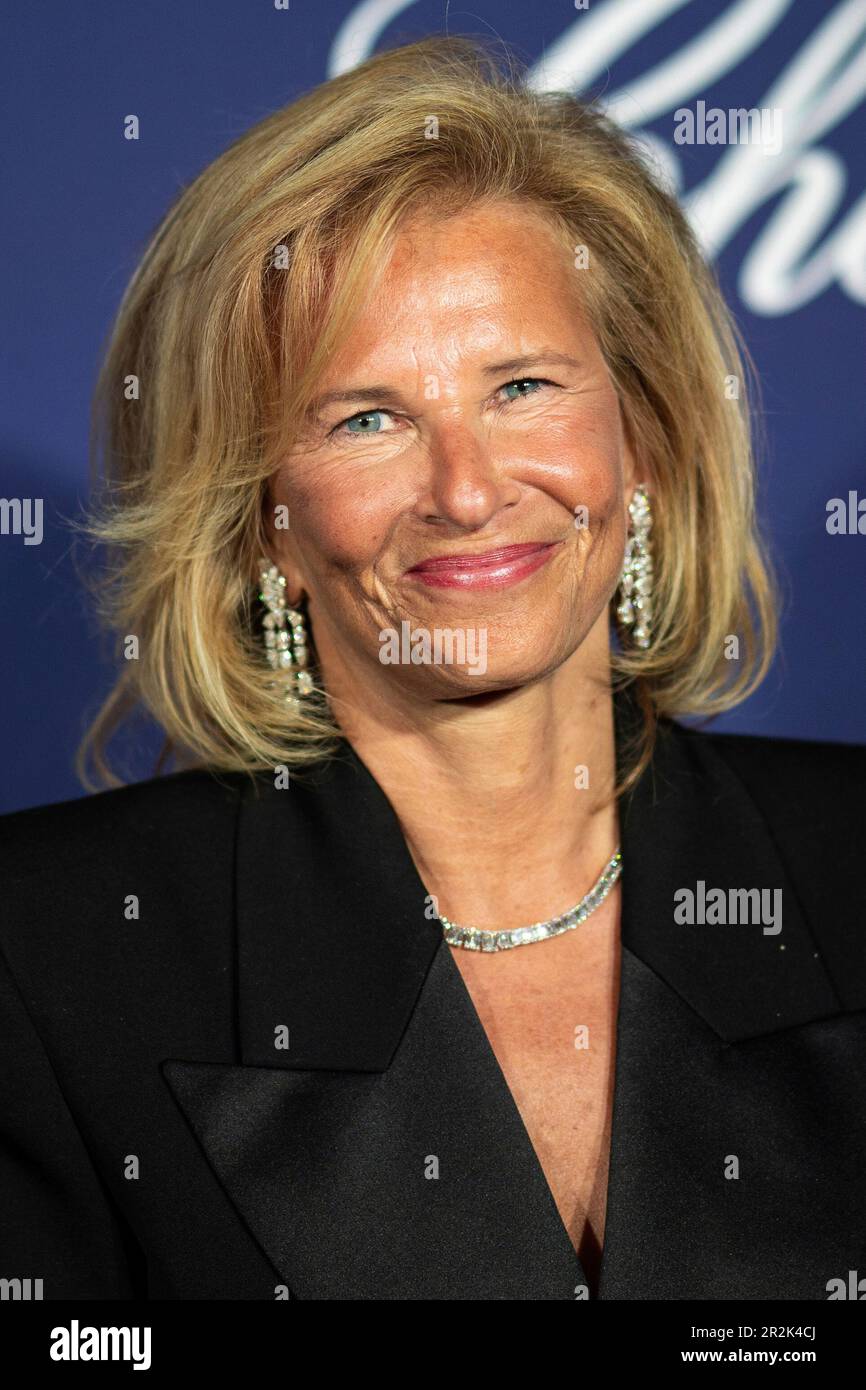 President of the International Cannes Film Festival Iris Knobloch poses ...