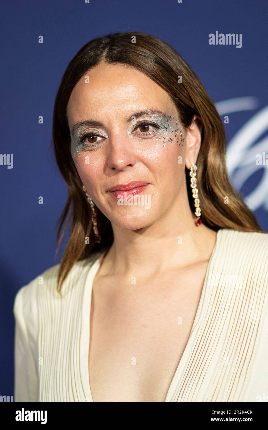 Monia Chokri poses for photographers upon arrival at the Chopard trophy ...
