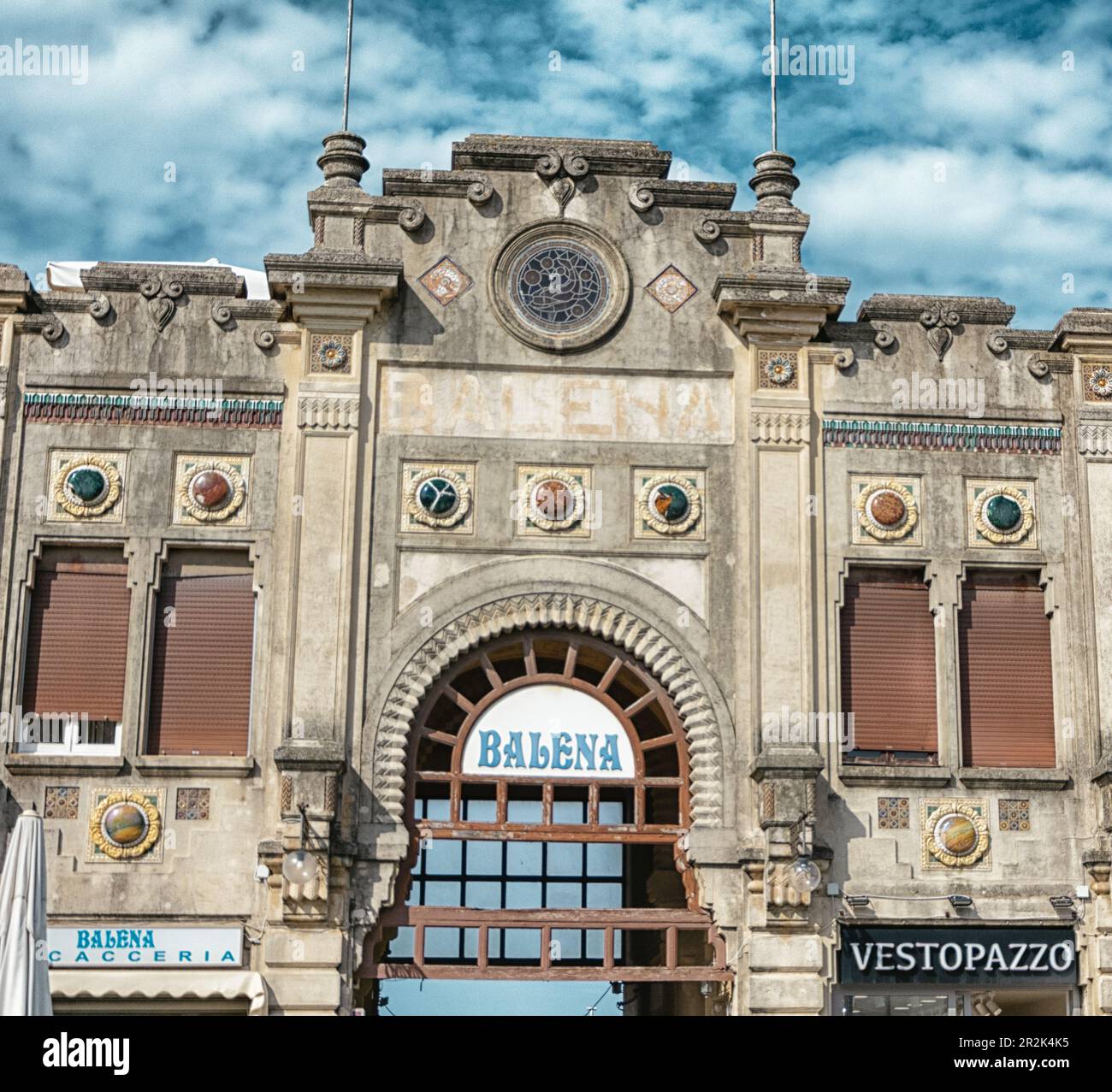 Viareggio Italy - APRIL 30 2023: Viareggio is the famous resort on the ...