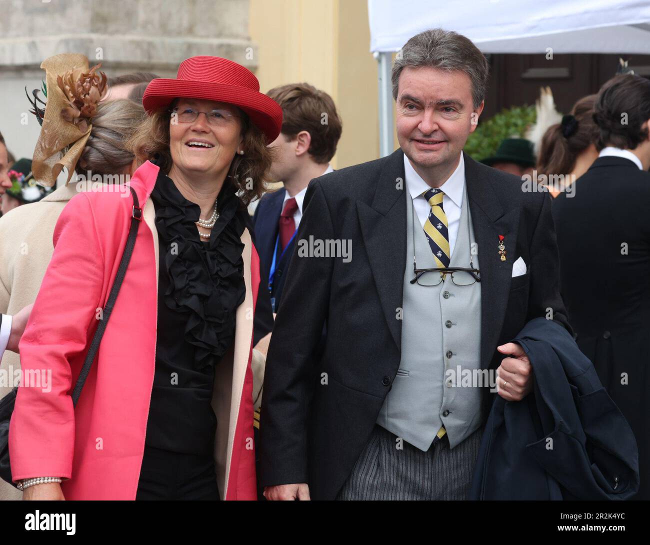 Munich, Germany. 20th May, 2023. George of Habsburg and his wife Eilika ...