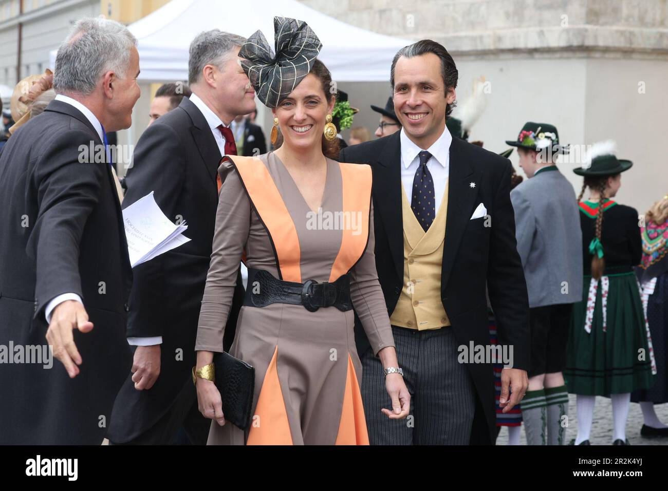 Munich, Germany. 20th May, 2023. Leopold Count Fugger and his wife ...