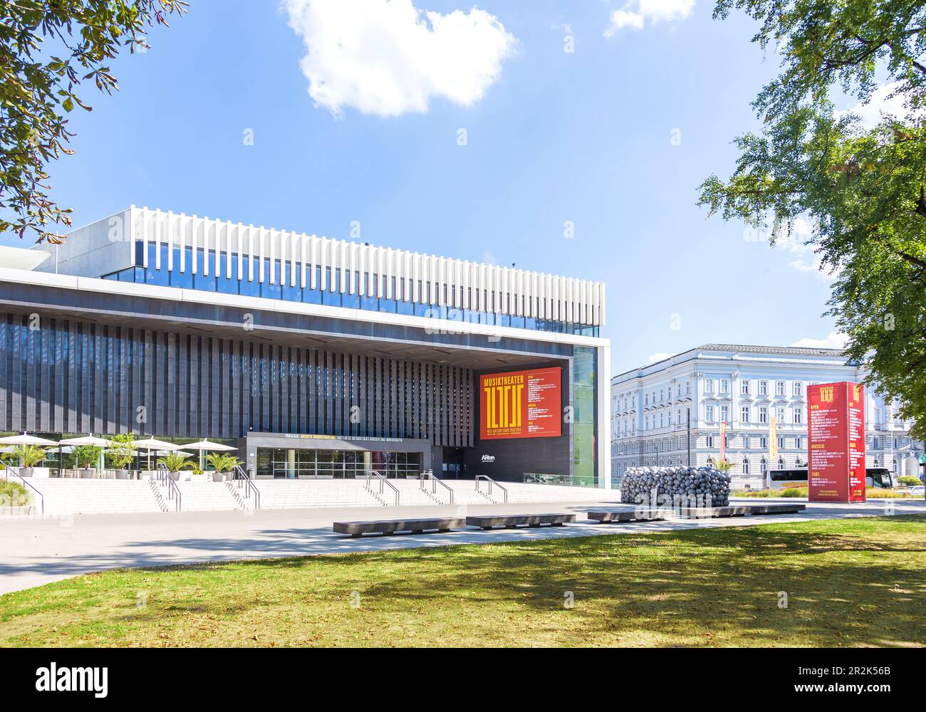 Linz, music theater at the Volksgarten Stock Photo - Alamy