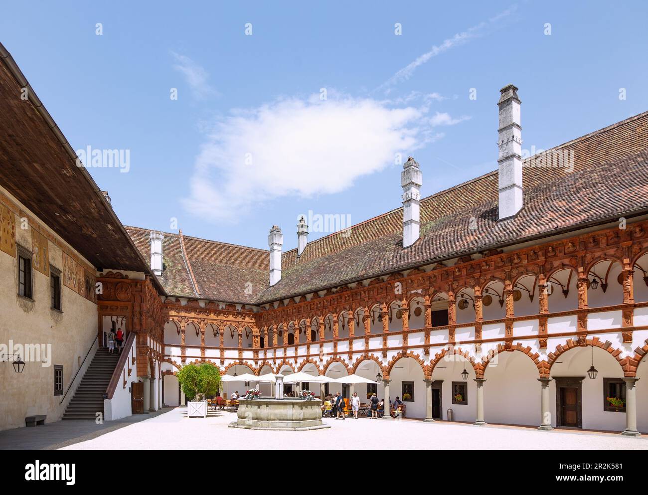 Lower castle arcade in hi-res stock photography and images - Alamy