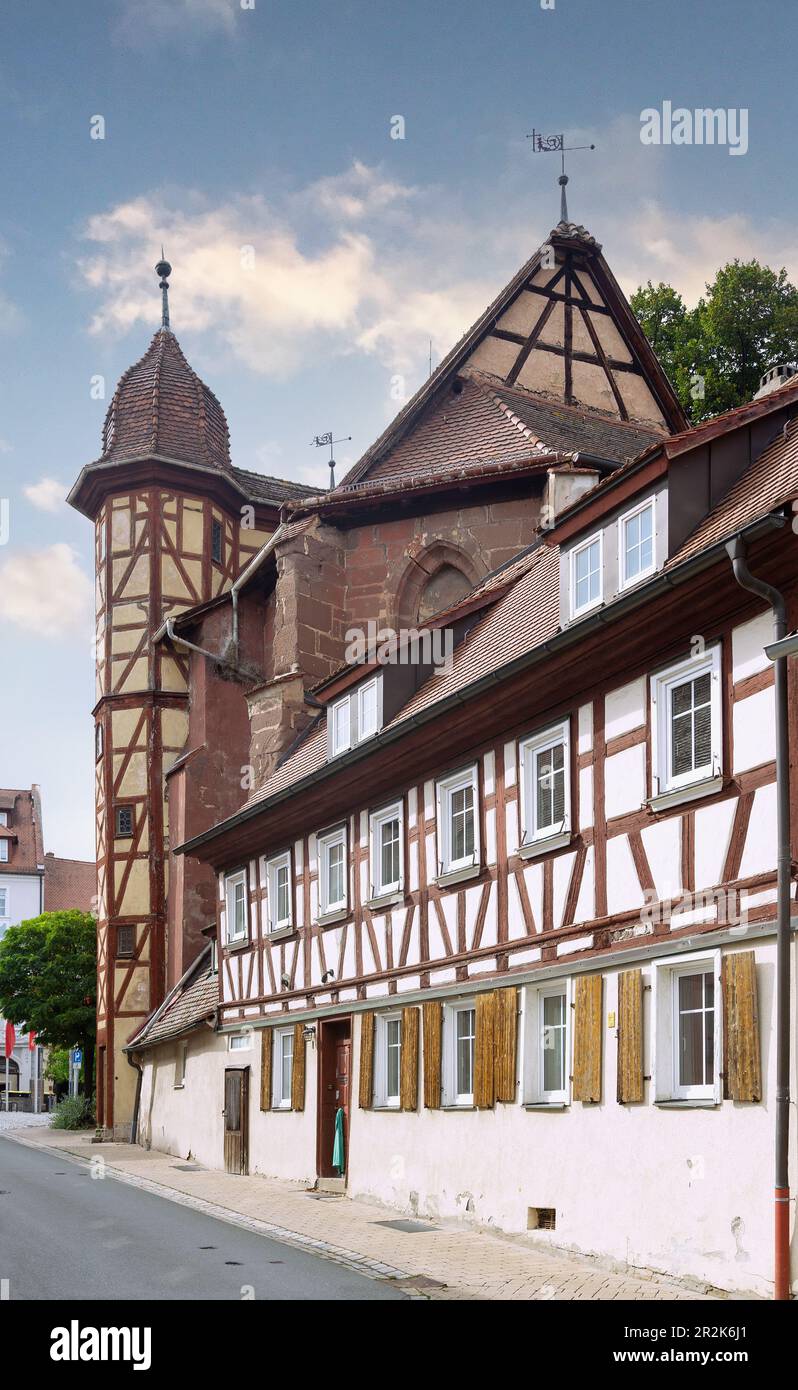 Bad Windsheim, monastery church of the Augustinian hermits Stock Photo ...