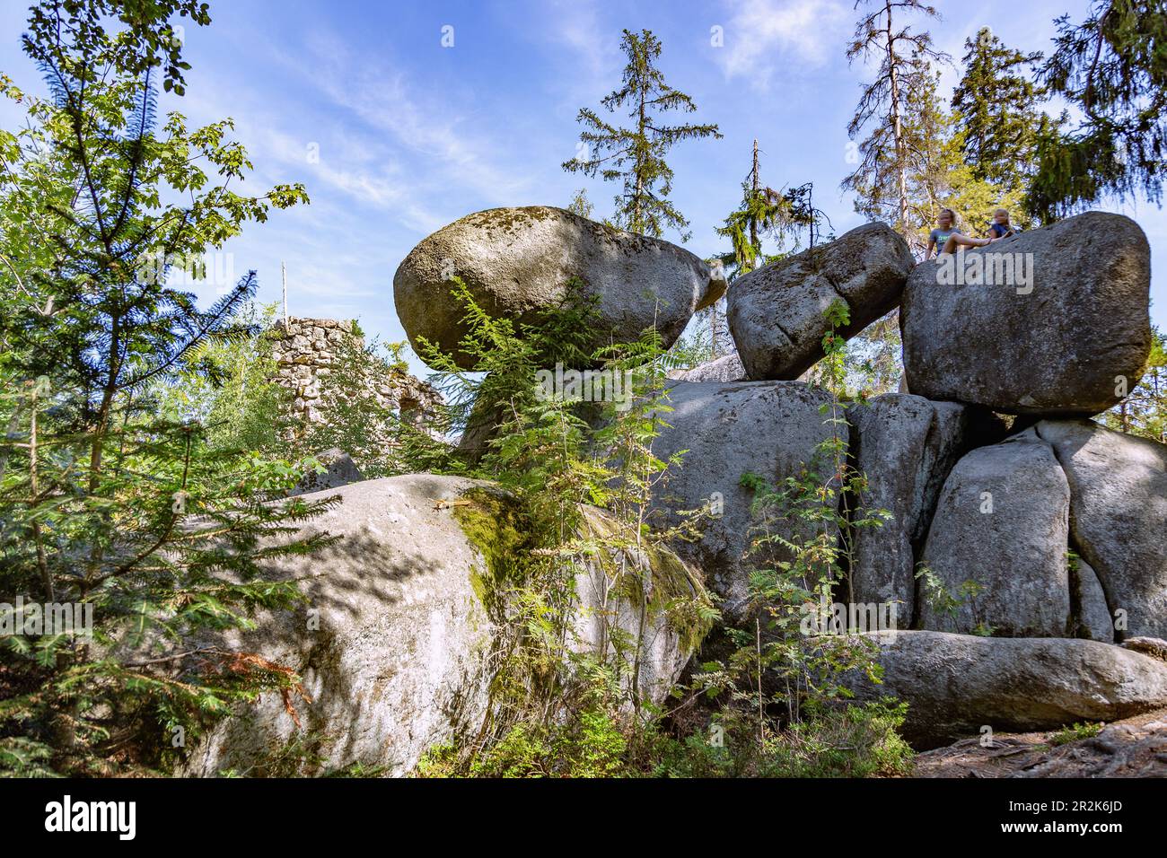 Rock labyrinth Luisenburg, Wunsiedel Stock Photo - Alamy