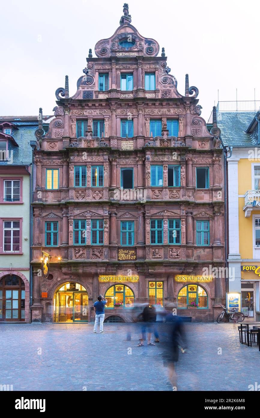 Heidelberg, House of the Knight Stock Photo - Alamy