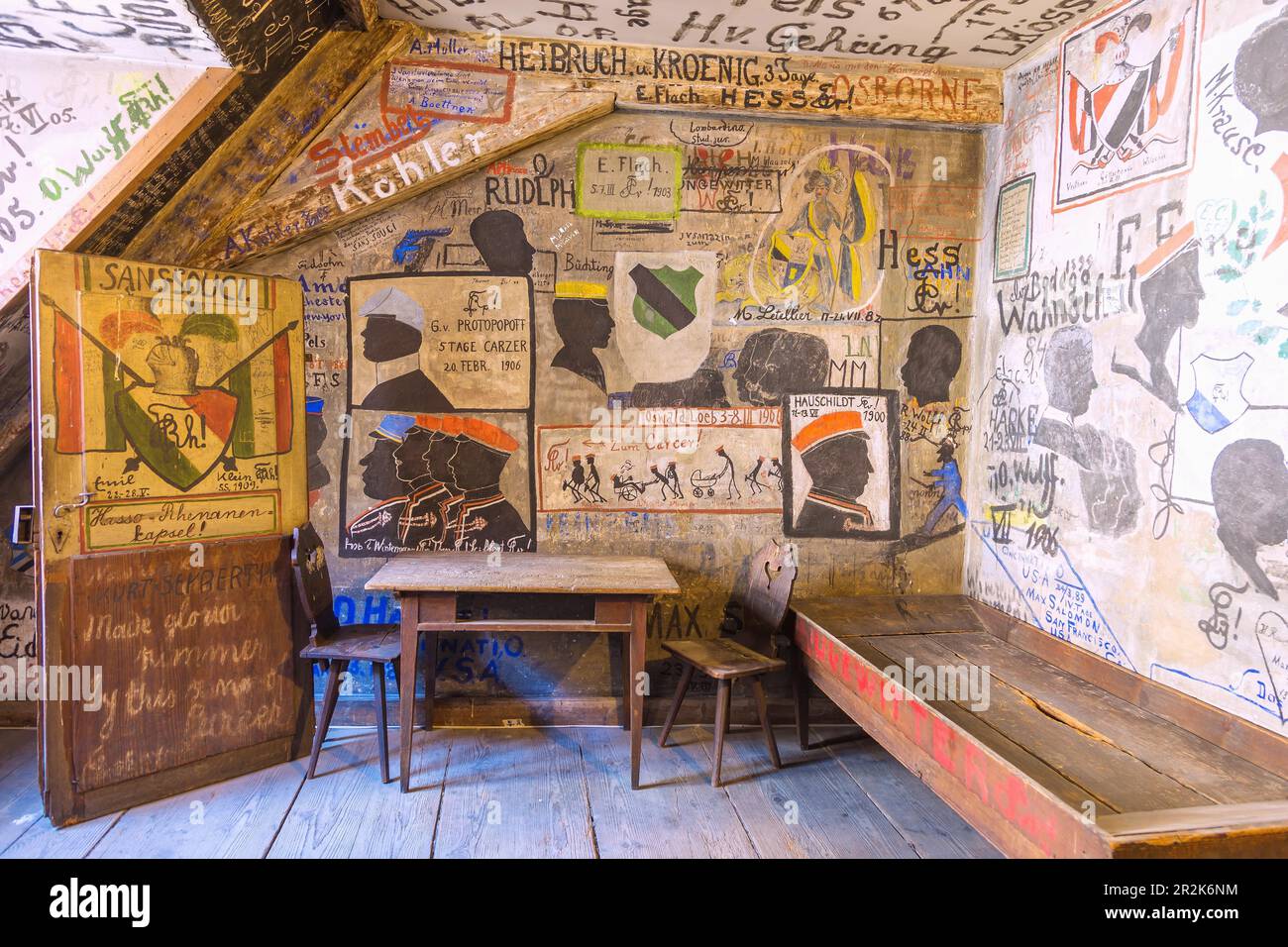 Heidelberg, student prison Stock Photo - Alamy