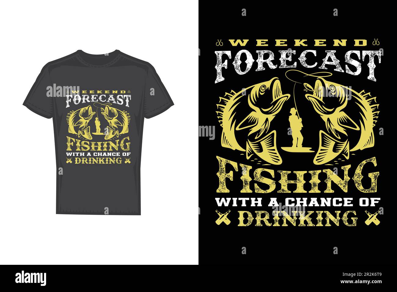 Fishing vector logo design template hi-res stock photography and images ...