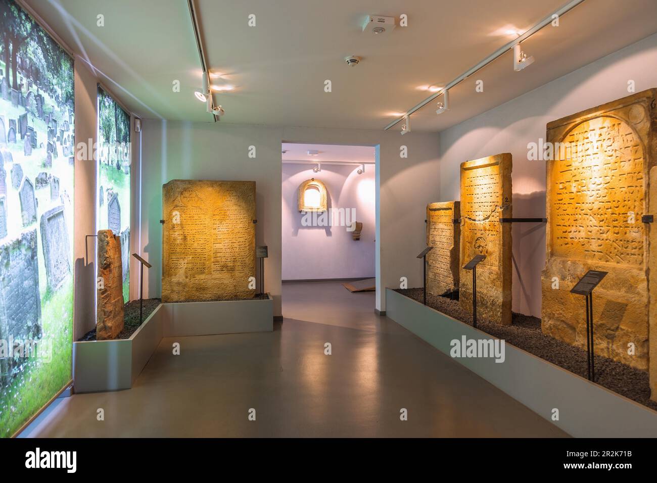 Speyer; Jewish Court with Museum SchPIRA and Mikveh, Museum Stock Photo ...