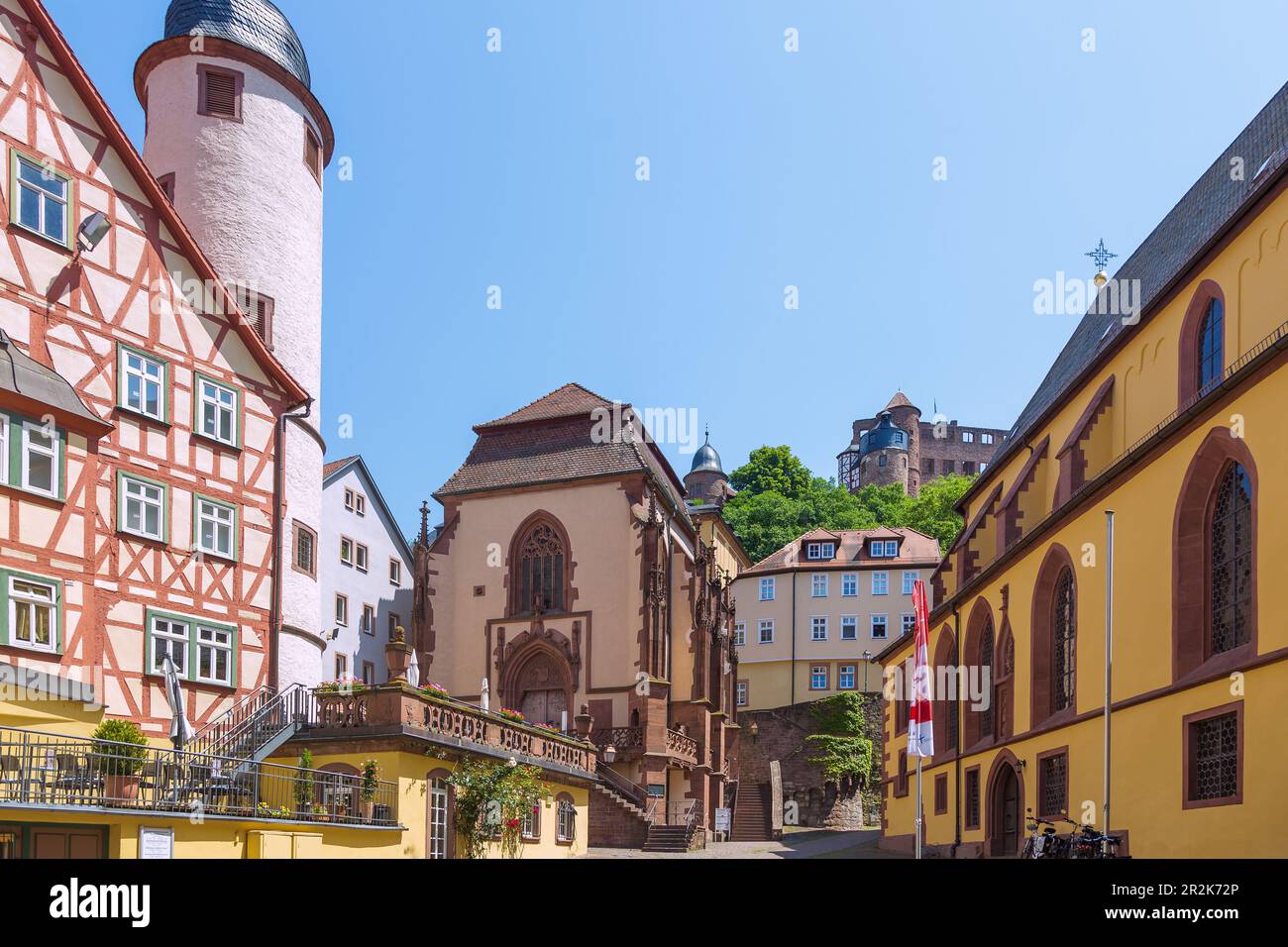 Wertheim, White Tower, Kilianskapelle, Collegiate Church, Wertheim ...